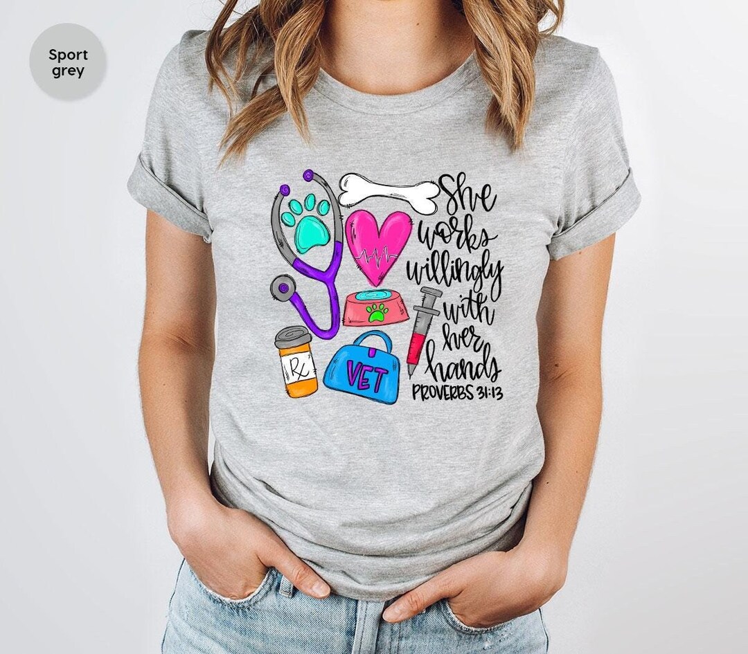 Vet Tech Shirt, Vet Tech Week T-shirt, Veterinarian Gift, Vet Tech Gift ...