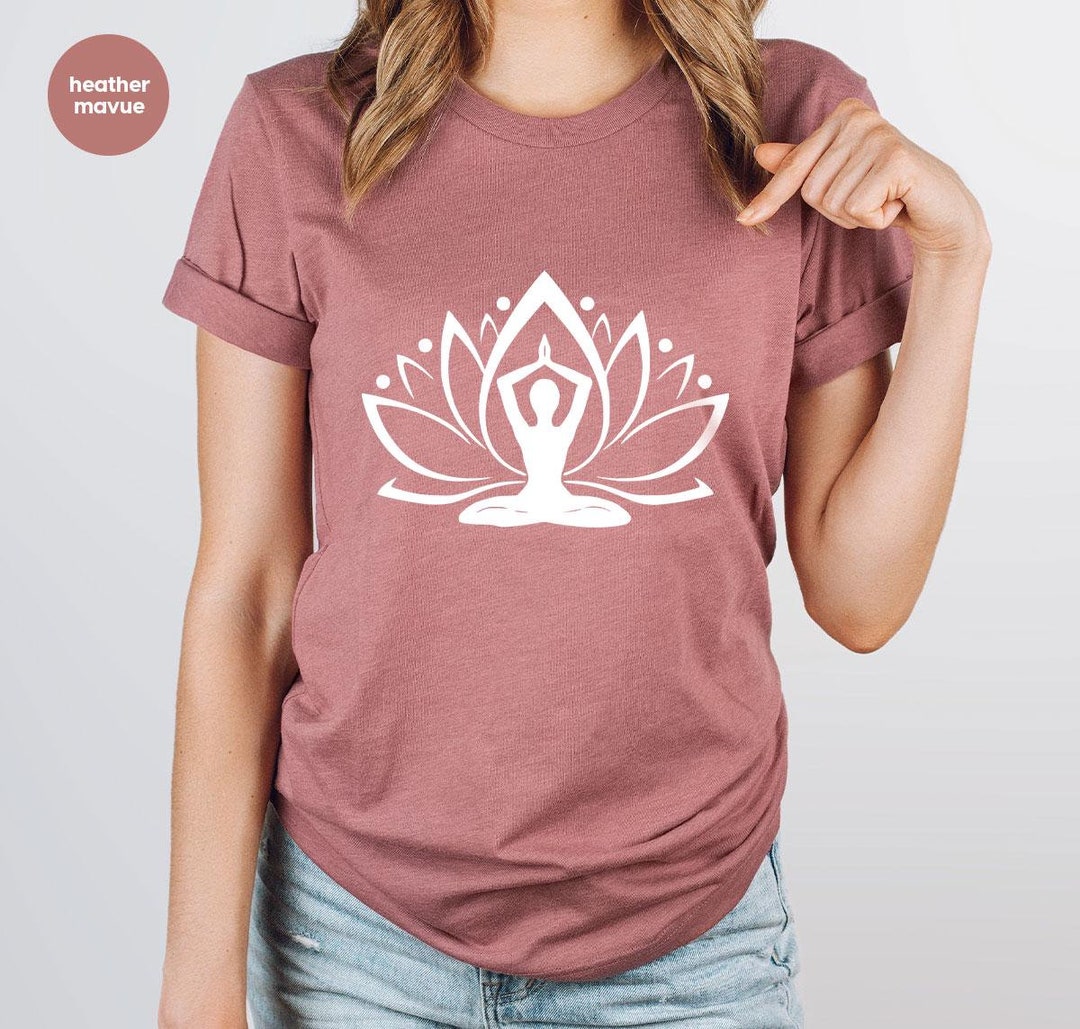 Yoga Namaste T-shirt, Meditating Buddha Shirt, Yoga is My Theraphy ...