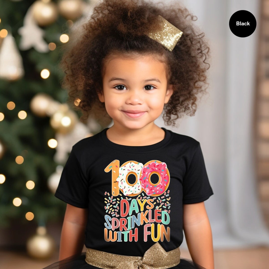 100 Days Sprinkled With Fun School Shirt Happy 100 Days Of School