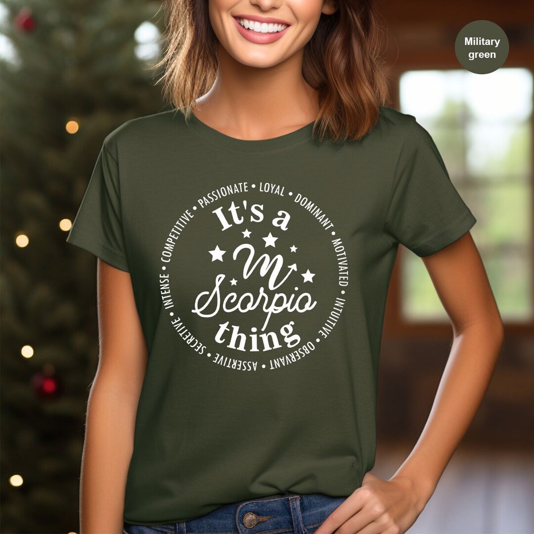 It's A Scorpio Thing T-shirt, Zodiac Signs and Features, Gift for ...