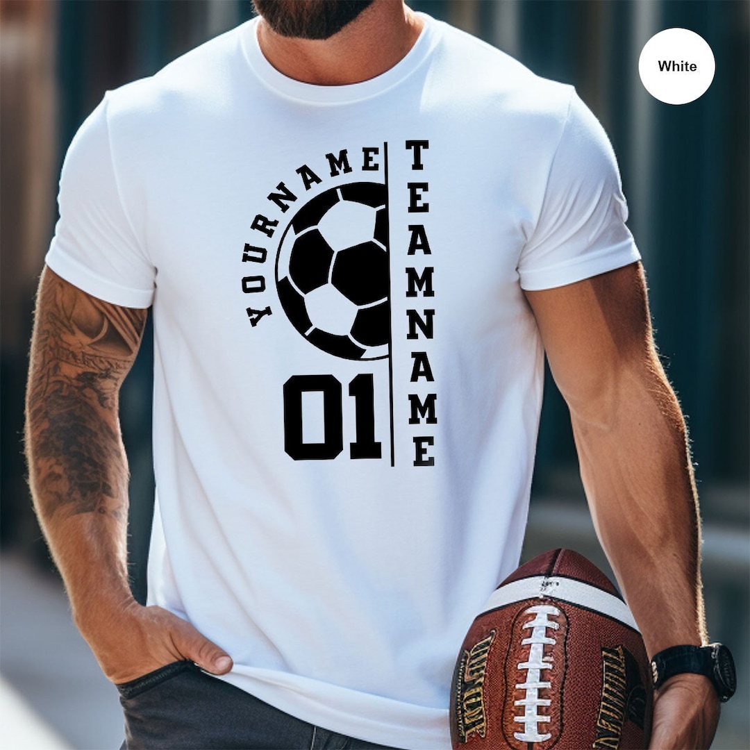 Custom Soccer Team Shirt, Personalized Soccer Name Shirt, Custom Player ...