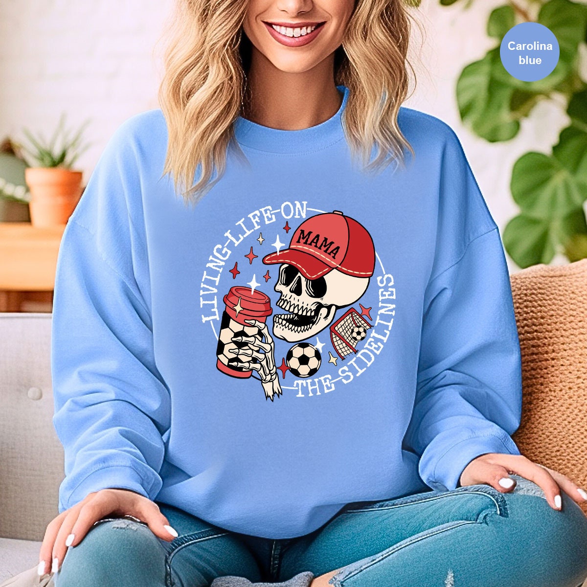 Soccer Mama Tees and Sweaters, Living Life on the Sidelines Hoodie ...