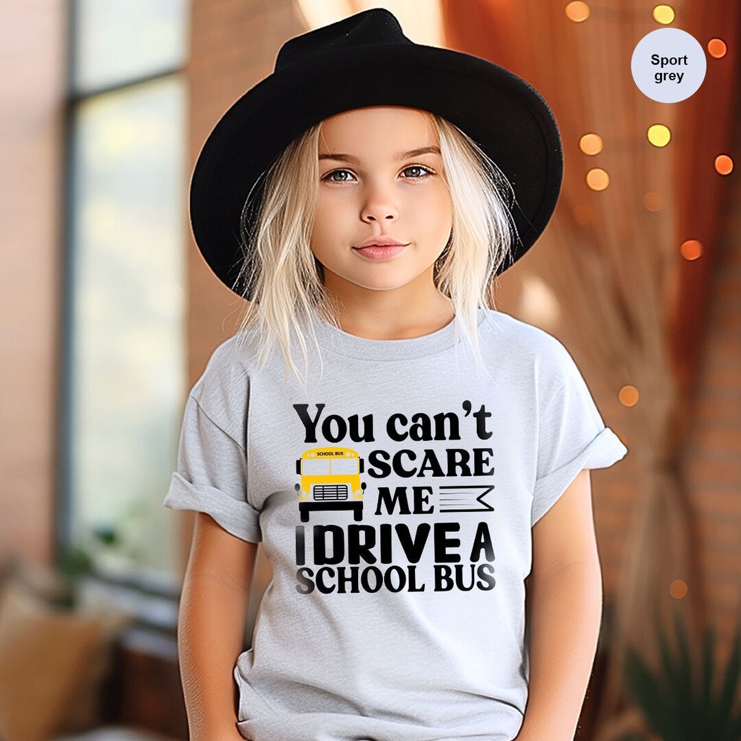 School Bus Shirt, Yellow School Bus Kids Shirt, School Bus Toddler T ...
