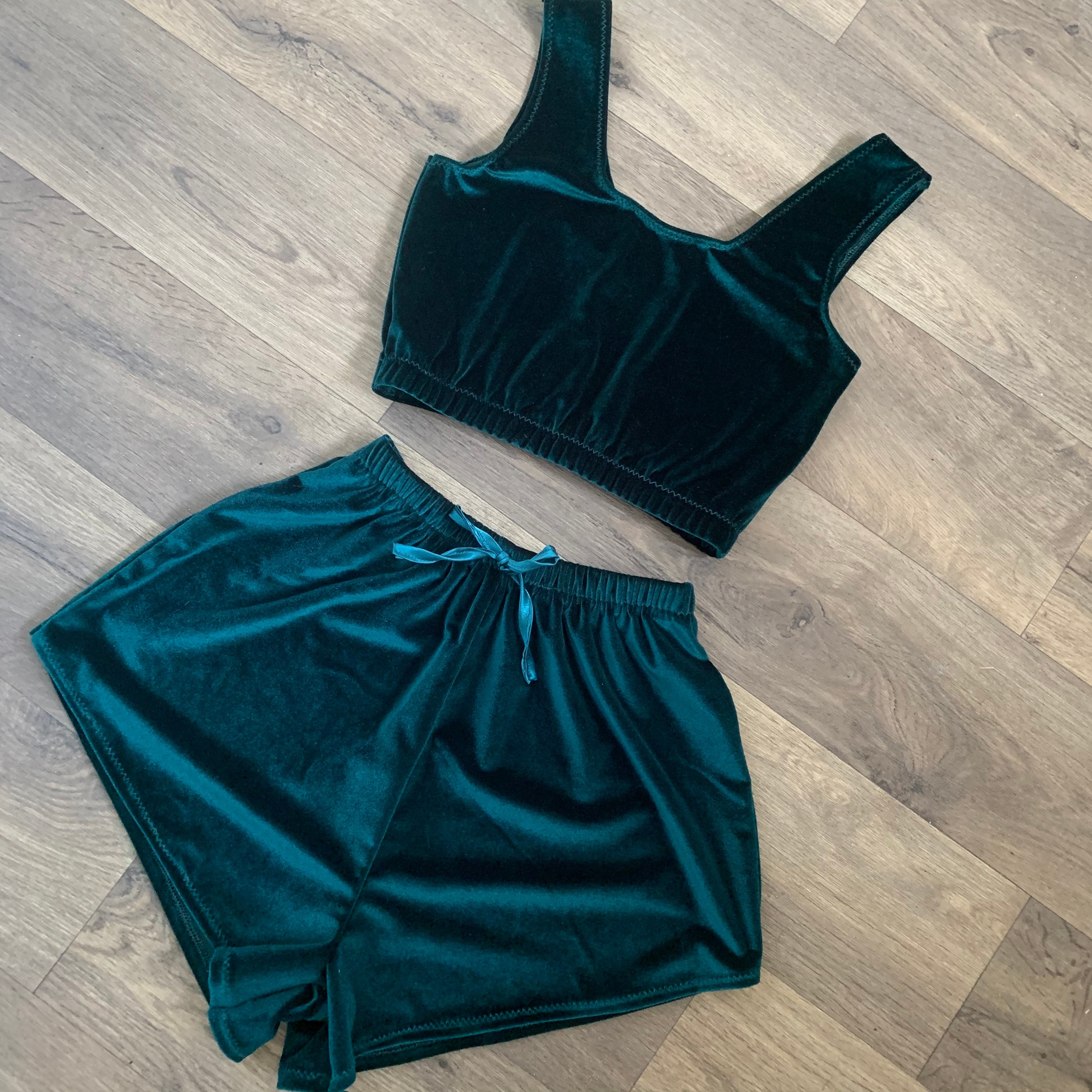 The Layla Velvet Velour Lounge Set - Etsy