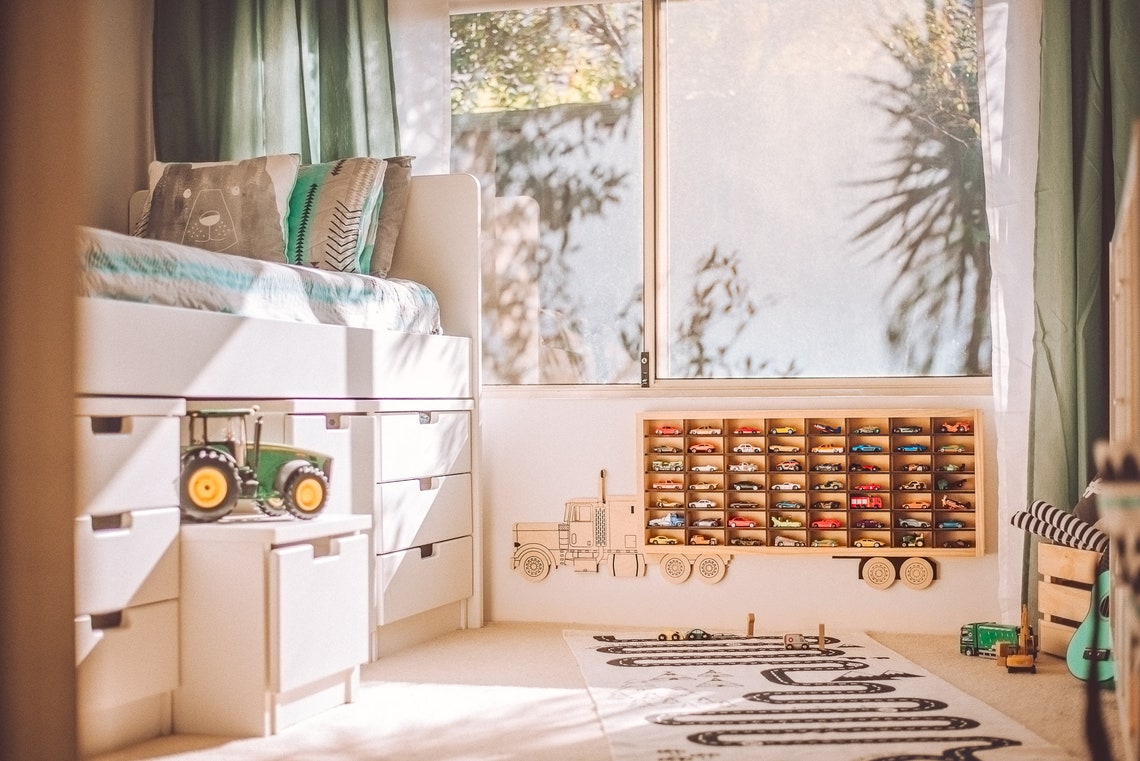 Toy Car Storage Truck Boys Room Decor Wall Rack Shelf - Etsy