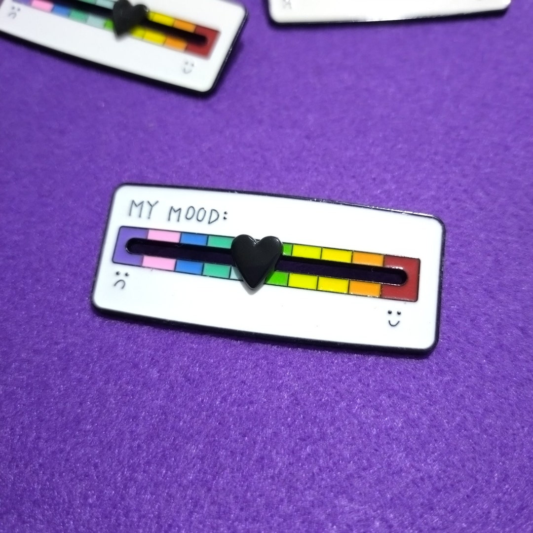 Metal Pin my Mood Enamel Pin Lapel Pin Mood Pin - Etsy