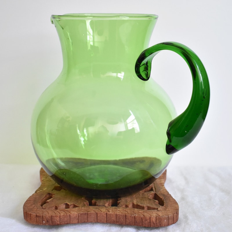 Glass Pitcher - Etsy