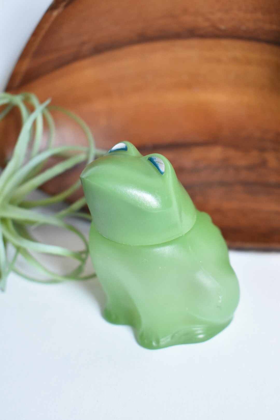 Vintage Avon Green Glass Frog Perfume Bottle, Emerald Prince Sweet ...
