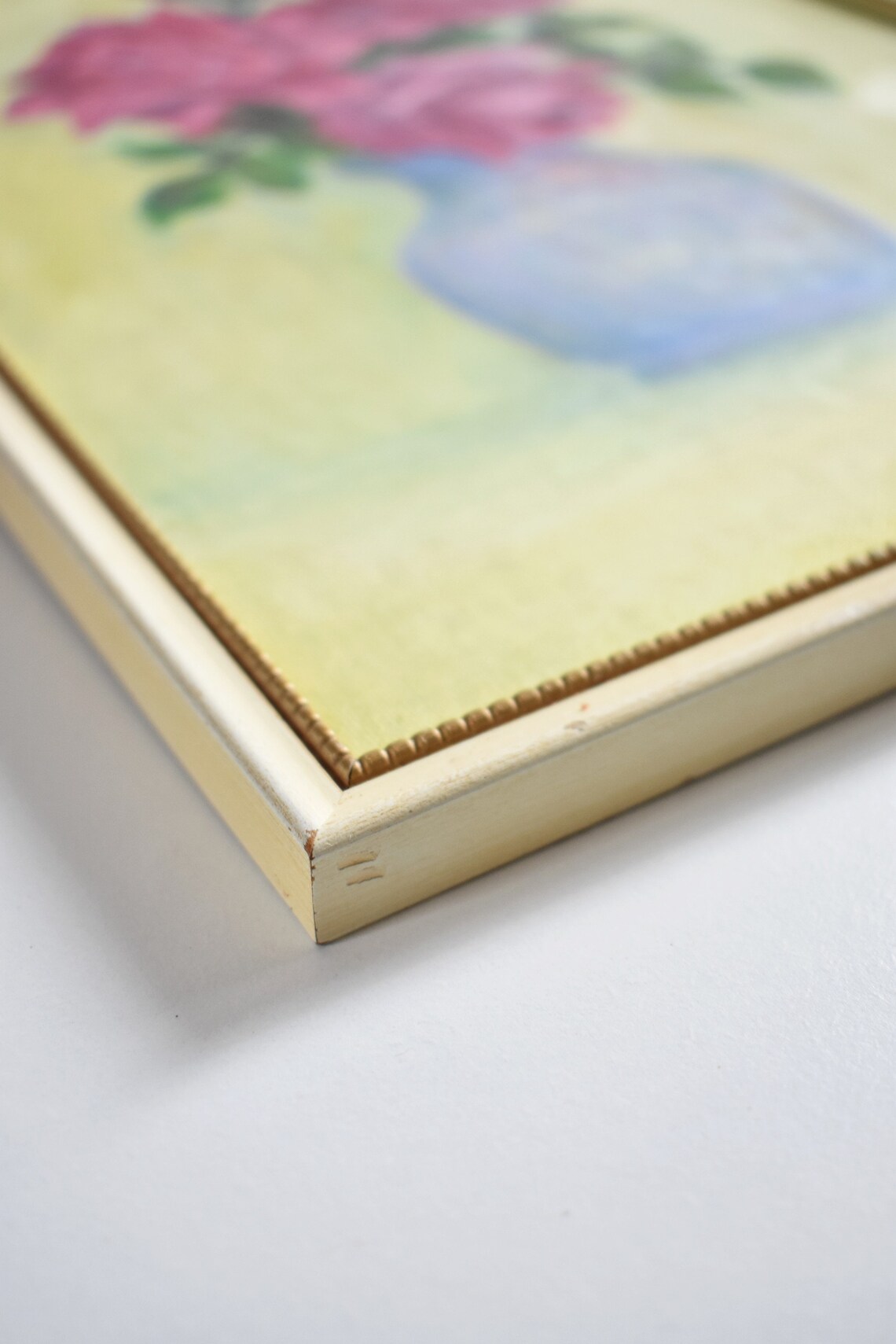 Vintage Floral Oil Painting Framed Oil Painting Bouquet Of | Etsy