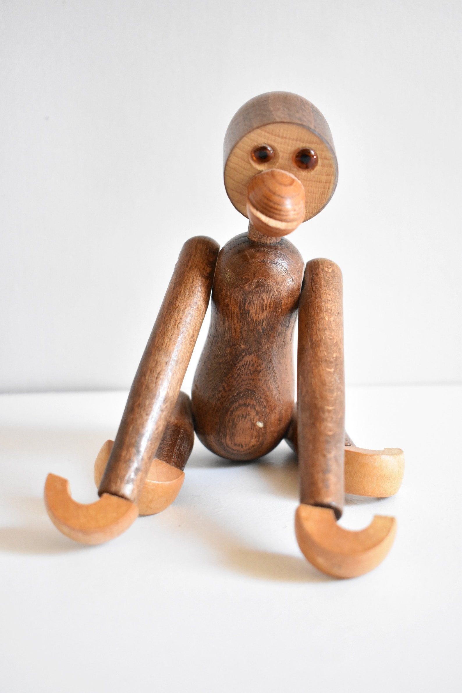 Vintage Wood Jointed Monkey Toy Monkey Wood Monkey Figurine - Etsy