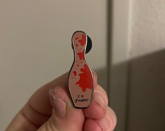 Blood Enamel Pin - Etsy