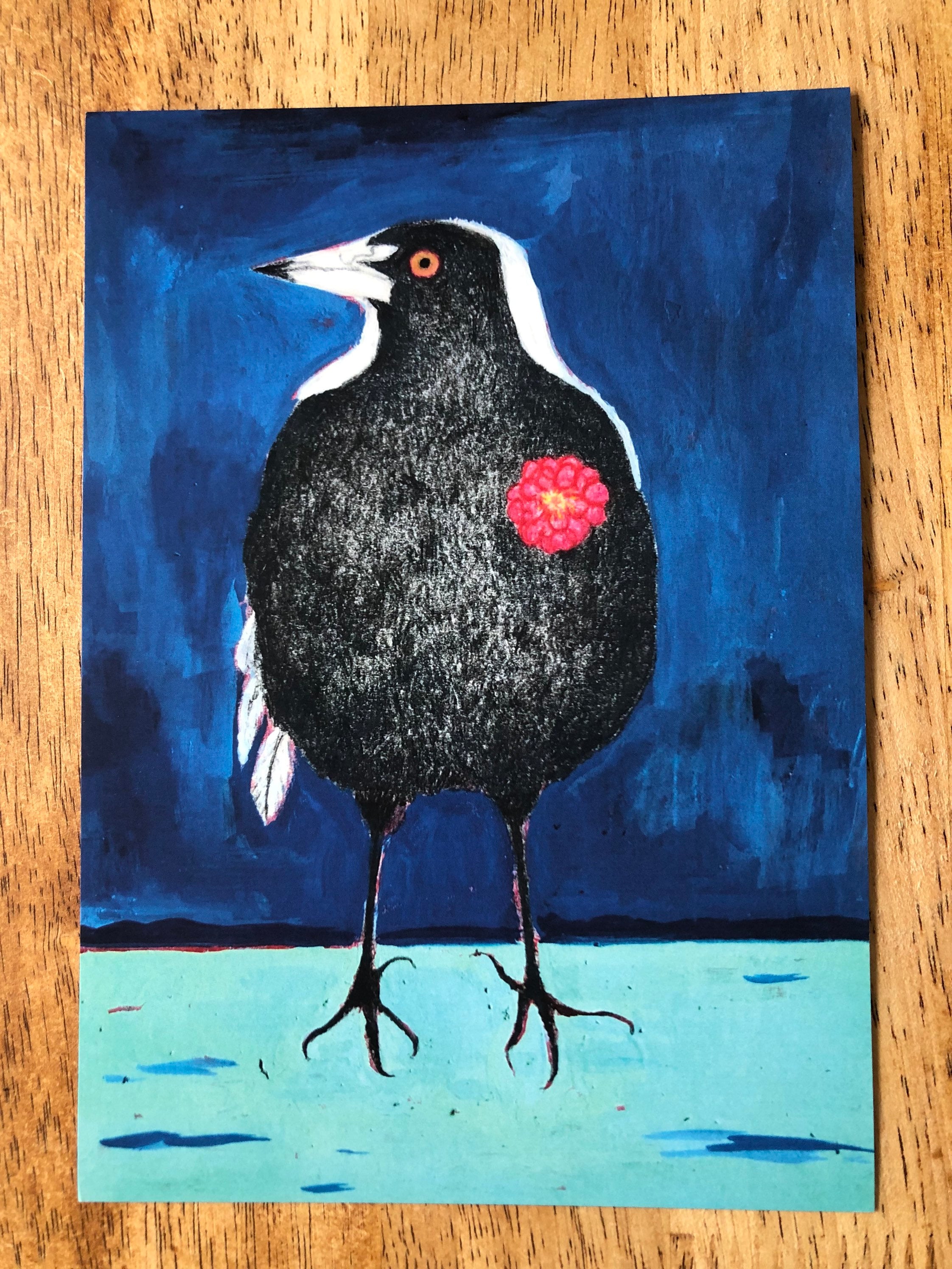 Australian Magpie Art Print/ Bird Art/ Aussie Bird Print - Etsy