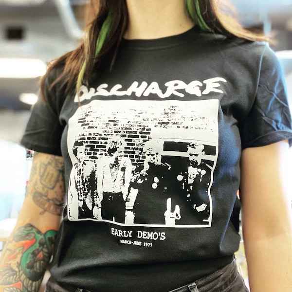 Discharge T Shirt - Etsy