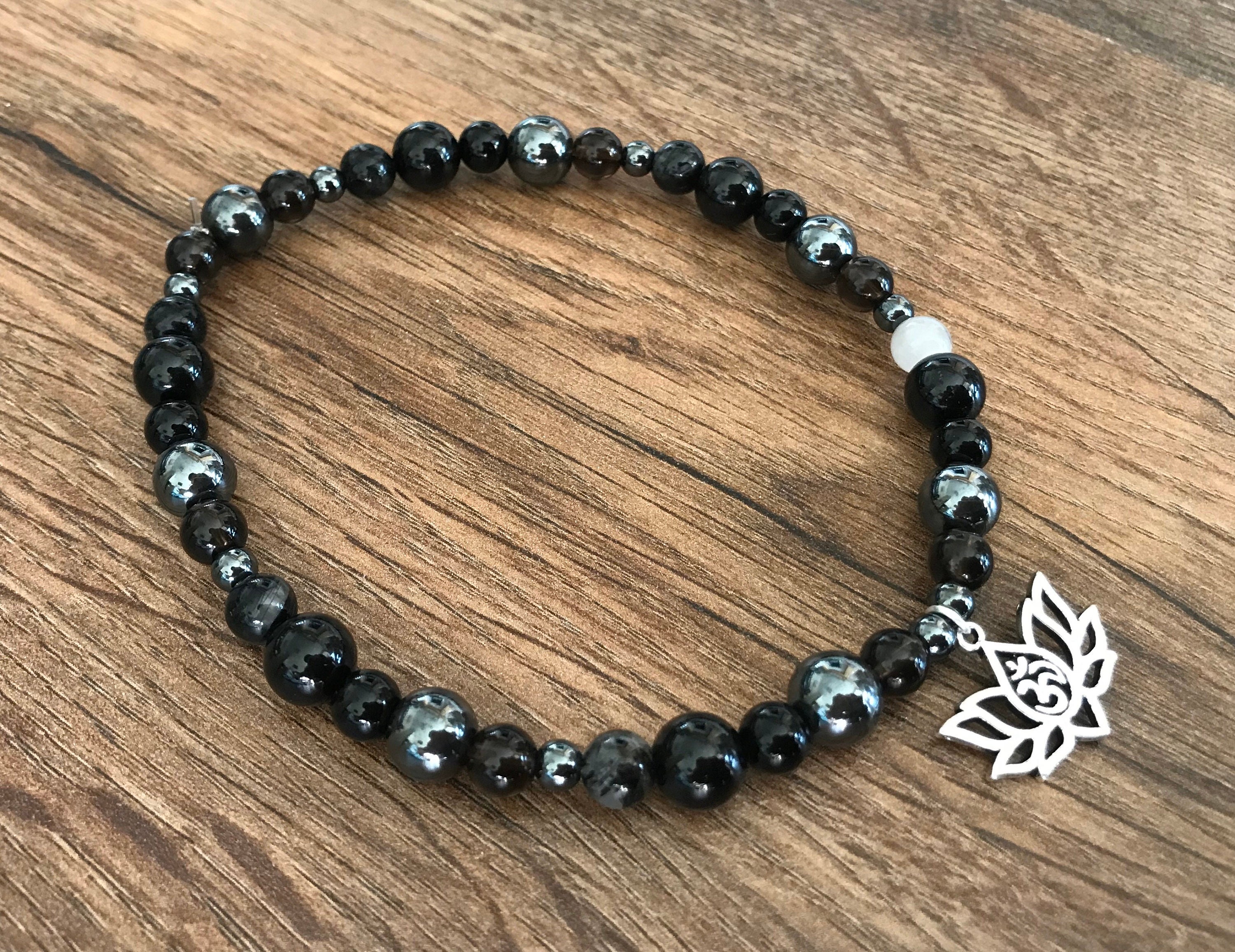 Protection and Grounding Crystal Anklet | Etsy