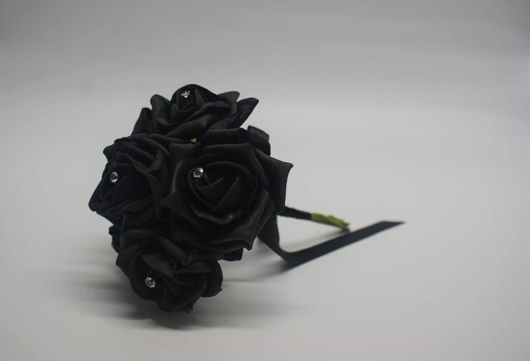 Wedding Posy Perfect for Bridesmaids Black - Etsy