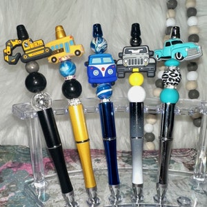 Backhoe, School Bus, Van Bus, off Road Vehicle or Vintage Truck Beaded ...