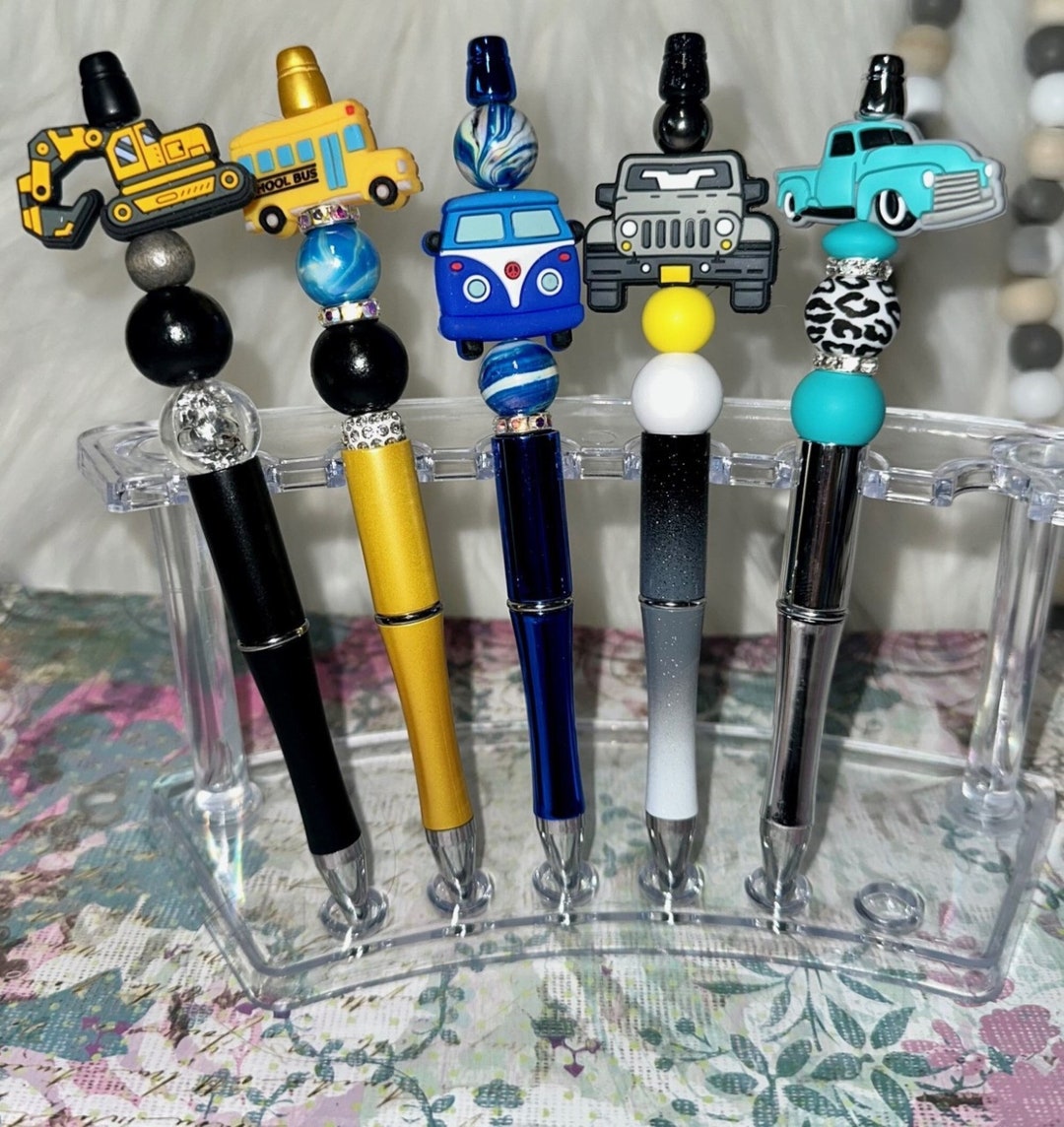 Backhoe, School Bus, Van Bus, off Road Vehicle or Vintage Truck Beaded ...