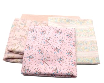Vintage Pink Fabric | Etsy