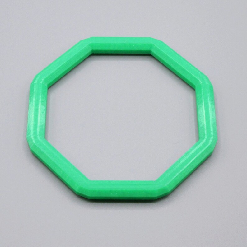 4-inch Octagon Ring (made to Order), 3-D Printed Ring - Etsy