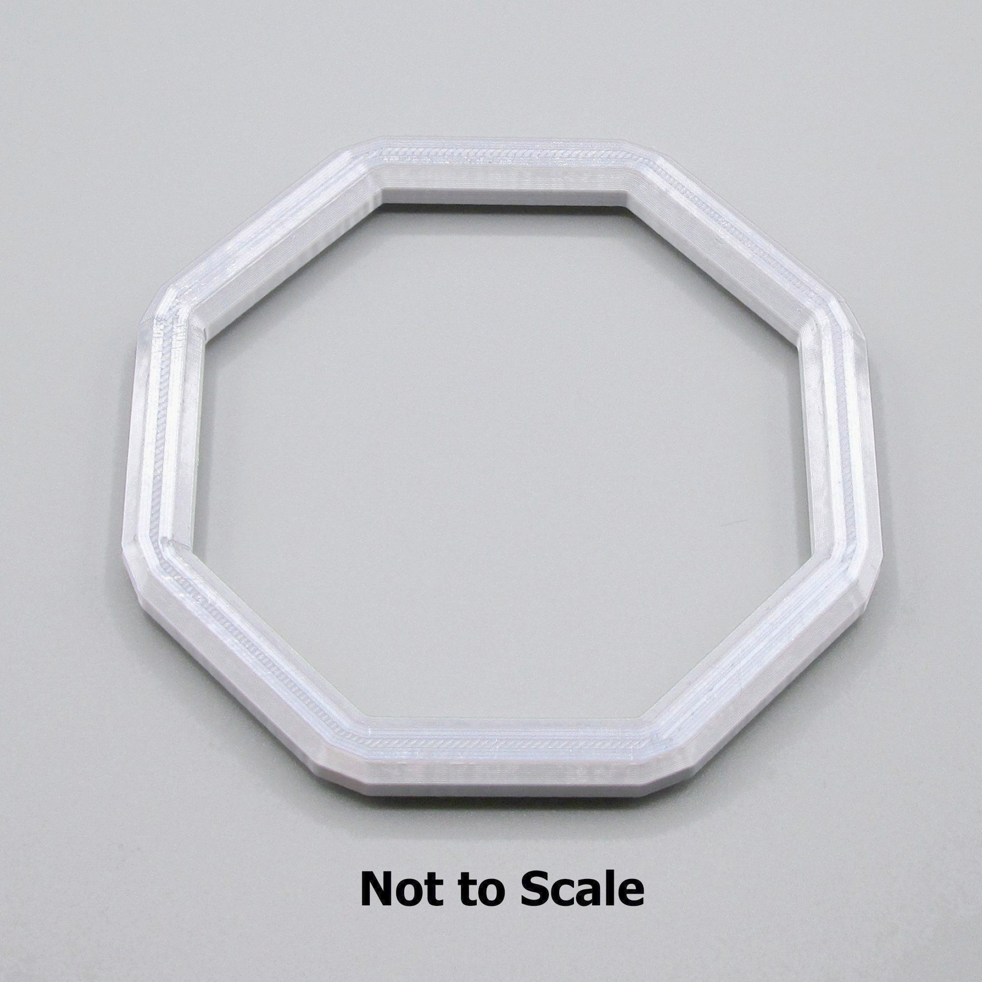 6-inch Octagon Ring made to Order, 3-D Printed Ring - Etsy