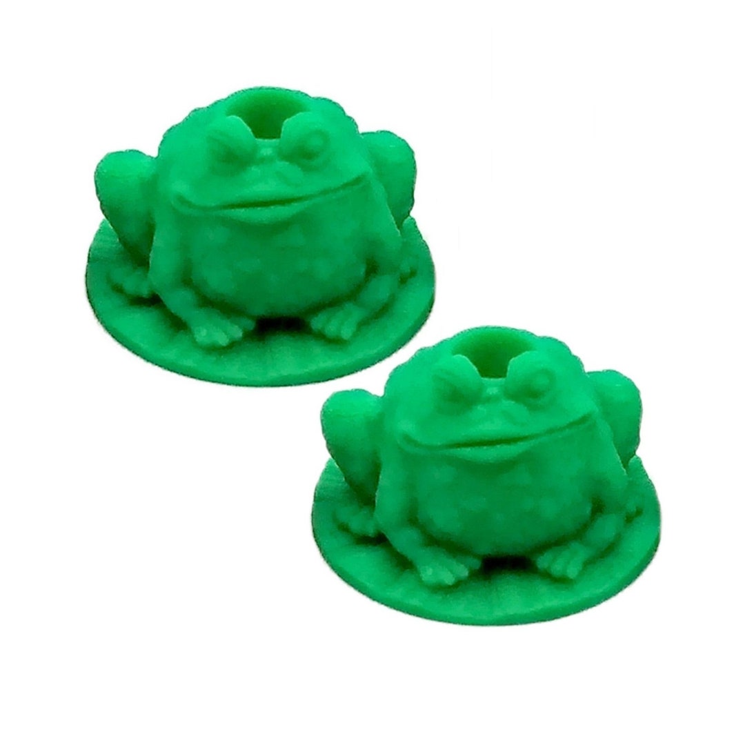 42 Mm Toad Beads X 2, Printed Beads, Macramé Beads - Etsy