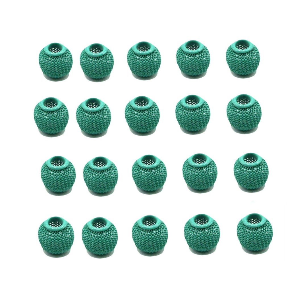 14 Mm Mesh Beads X 20, European Beads, Wire Beads - Etsy