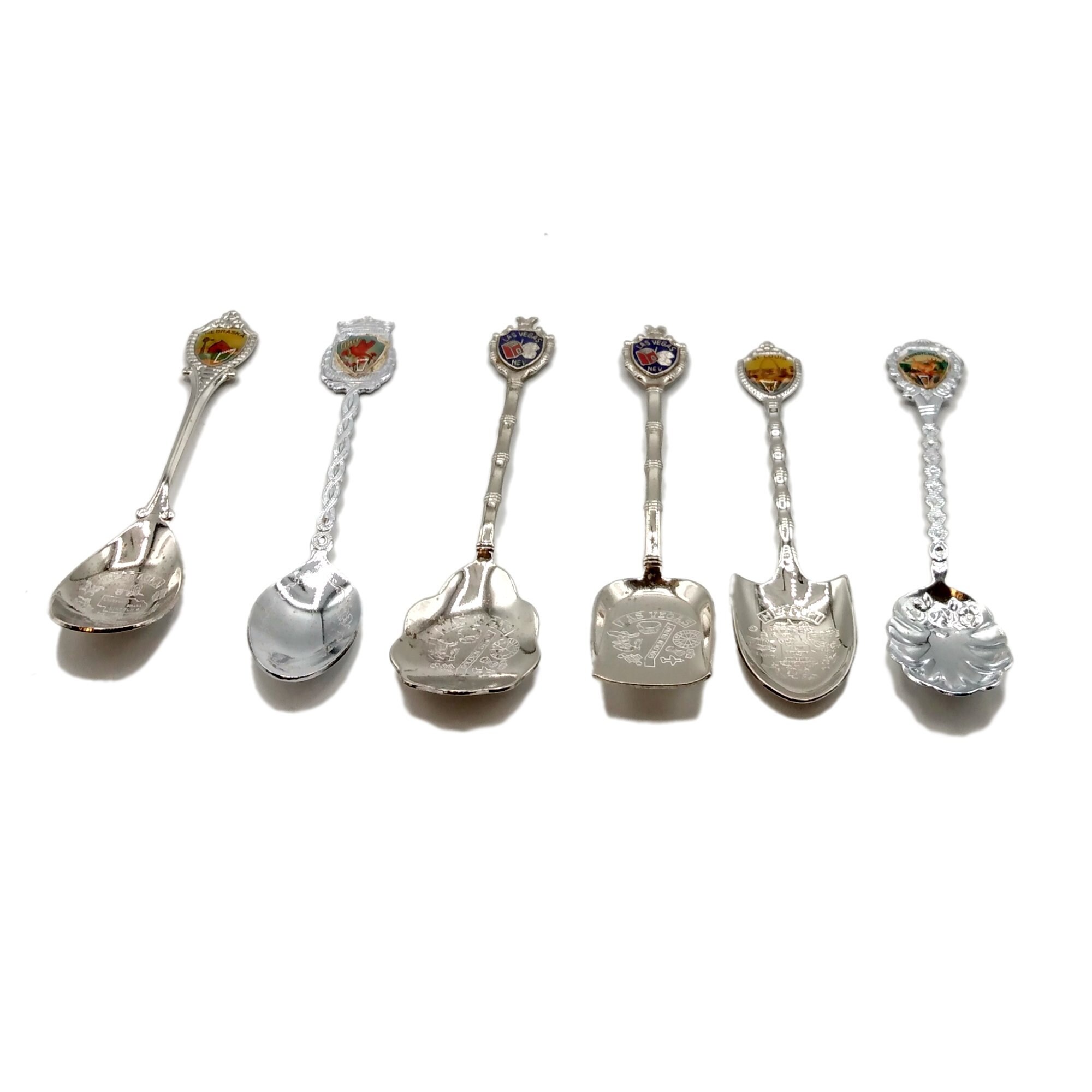Unique Spoons X 6, Souvenir Spoons, Decorative Spoons - Etsy