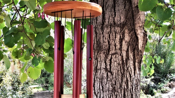 Wind chimes handmade Custom Woodstock aluminum large wind | Etsy