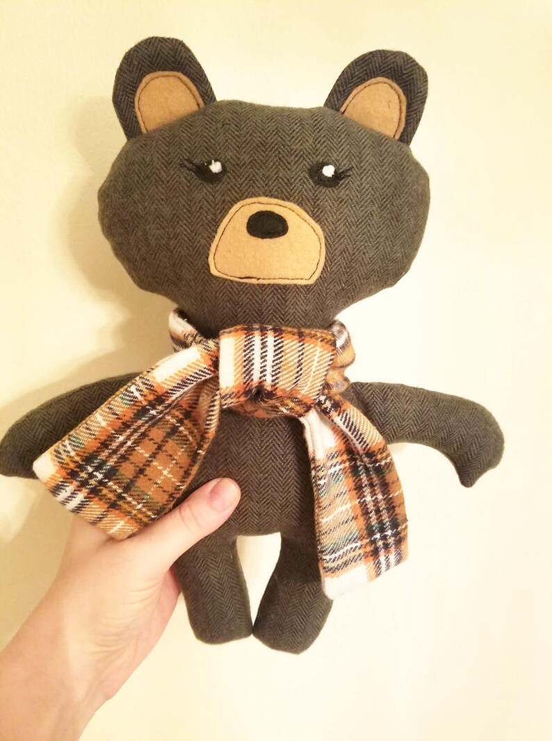 Bear Sewing Pattern, Bear PDF Pattern, Softie Sewing Pattern, Stuffed ...