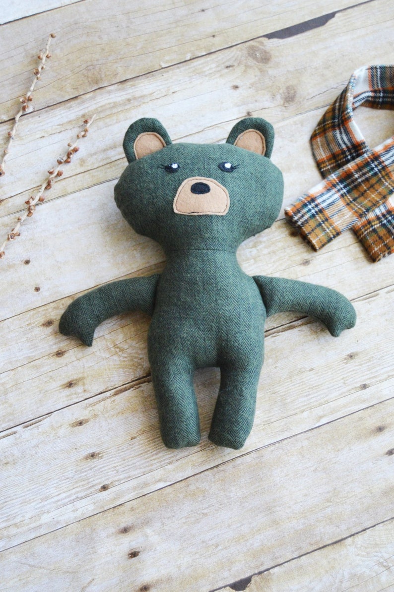 Bear Sewing Pattern, Bear PDF Pattern, Softie Sewing Pattern, Stuffed ...