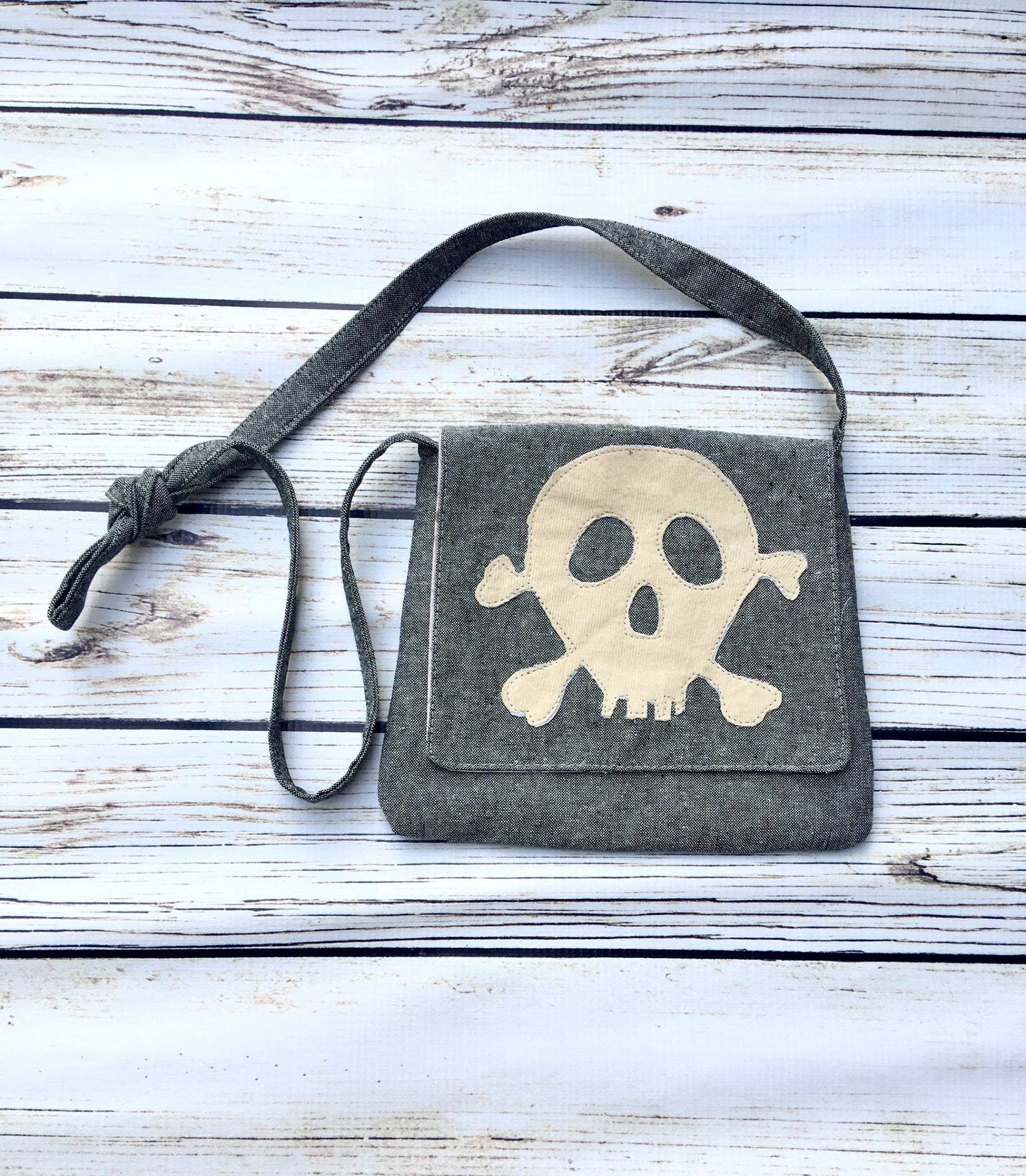 Pirate Sewing Pattern, Boys Messenger Bag Pattern, Sewing for Boys ...