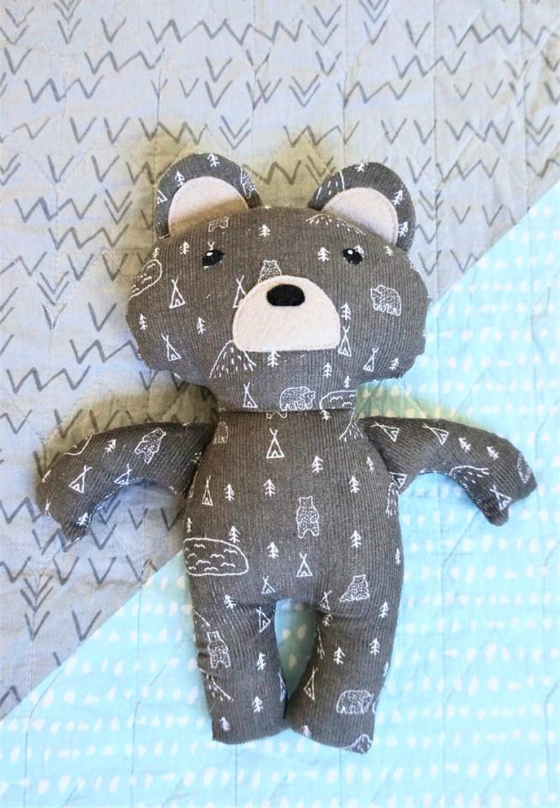 Bear Sewing Pattern, Bear PDF Pattern, Softie Sewing Pattern, Stuffed ...