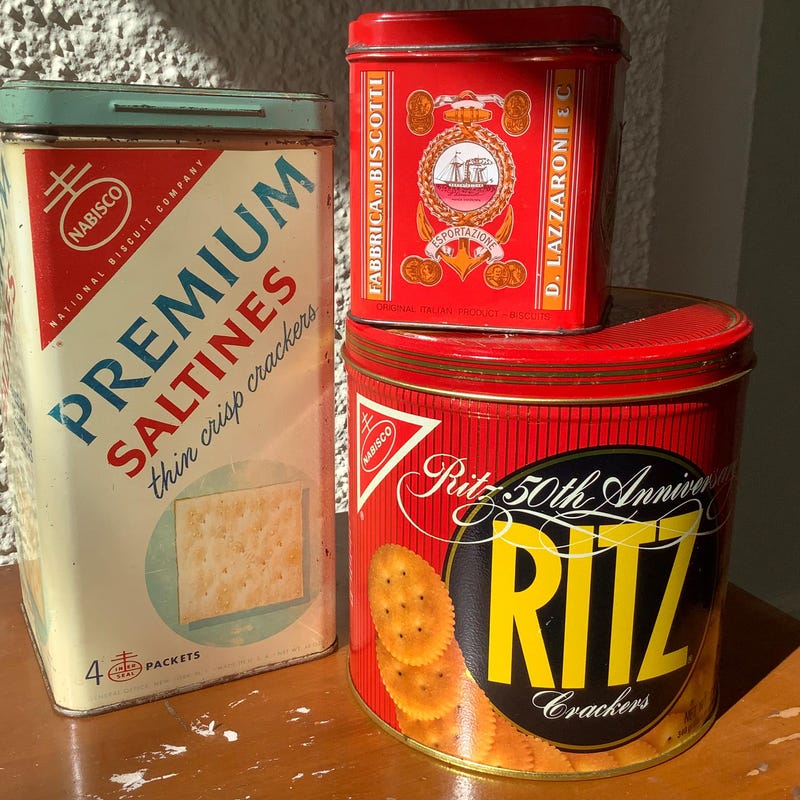Ritz Cracker Tin - Etsy