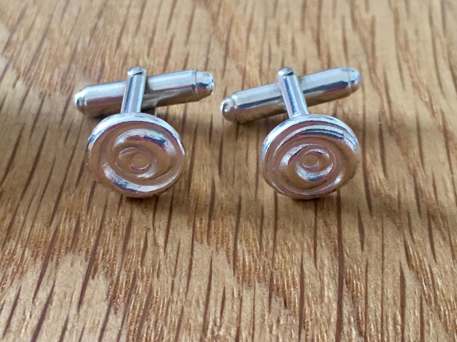 Solid silver rose cufflinks, rose cufflinks, solid silver cufflinks ...