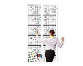 12 Month Door Calendar - Etsy