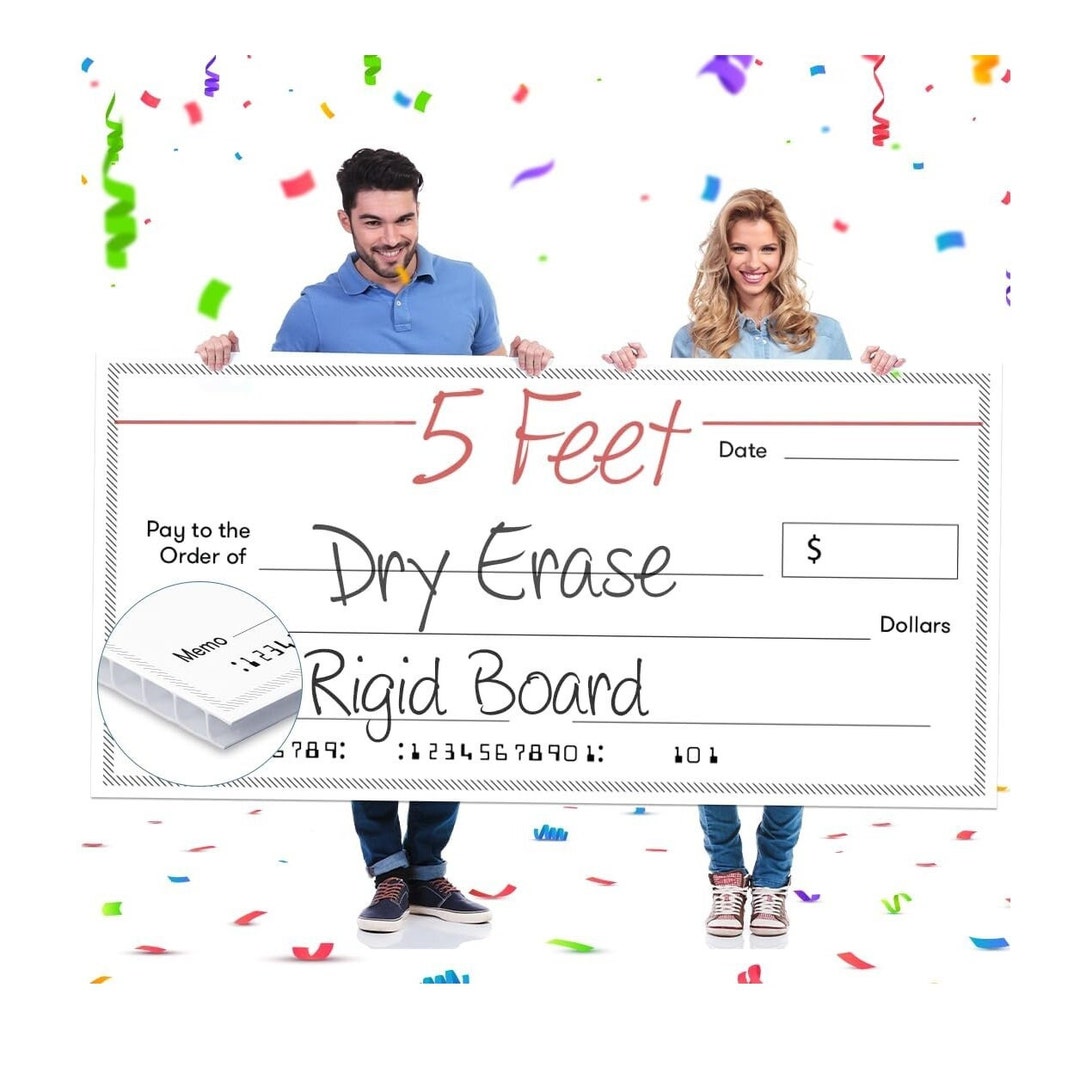 Giant Fake Award Presentation Check - 30" X 60" - Large Novelty ...