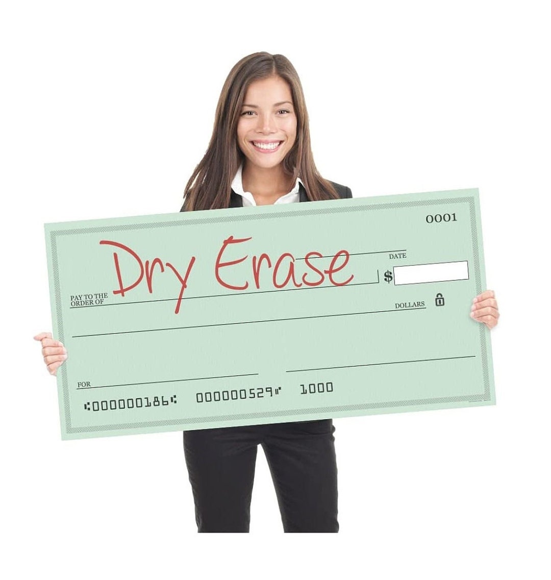 Pixelverse Design Giant Award Presentation Dry Erase Check - Etsy