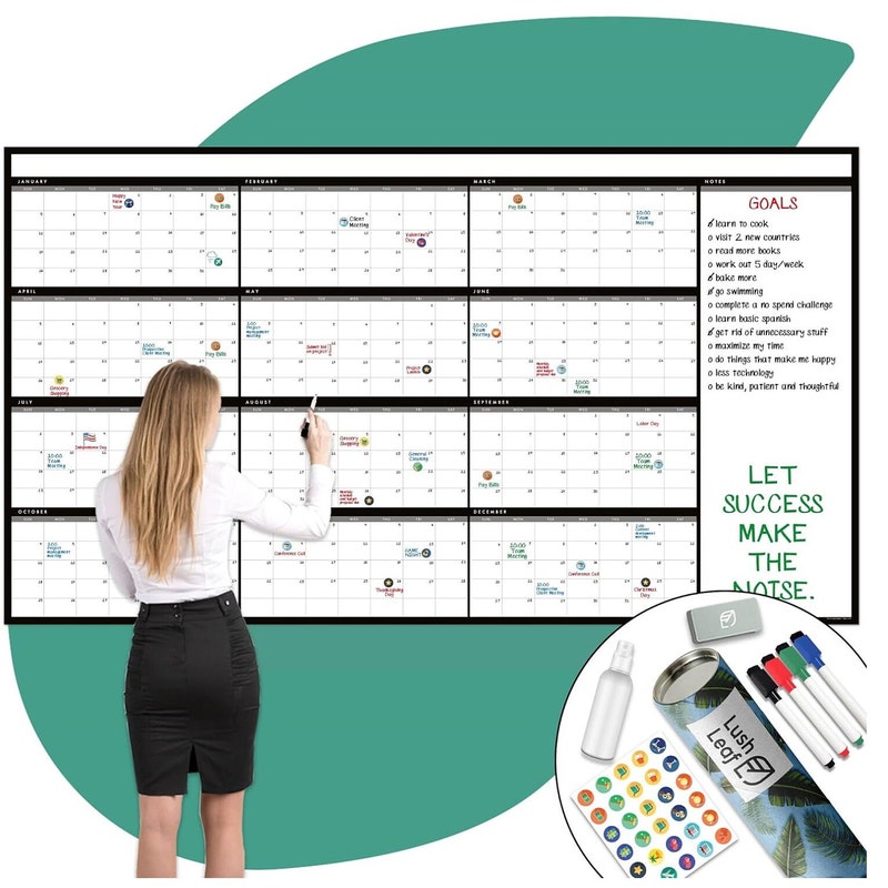 Extra Large Wall Calendar - Etsy