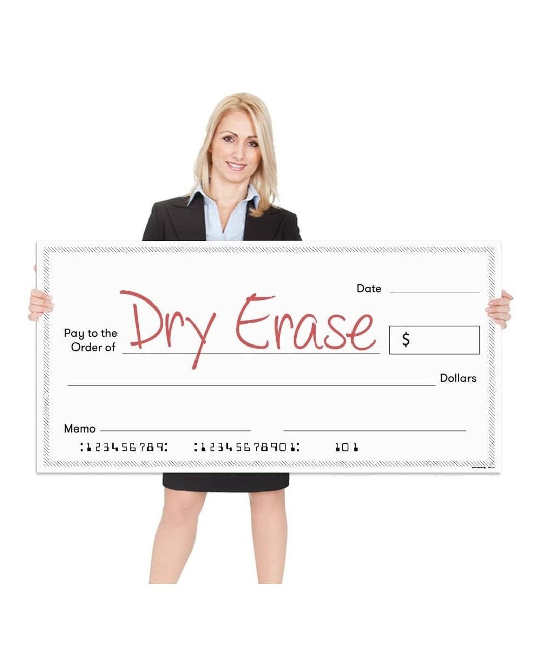 Giant Fake Award Presentation Dry Erase Check 16 X - Etsy