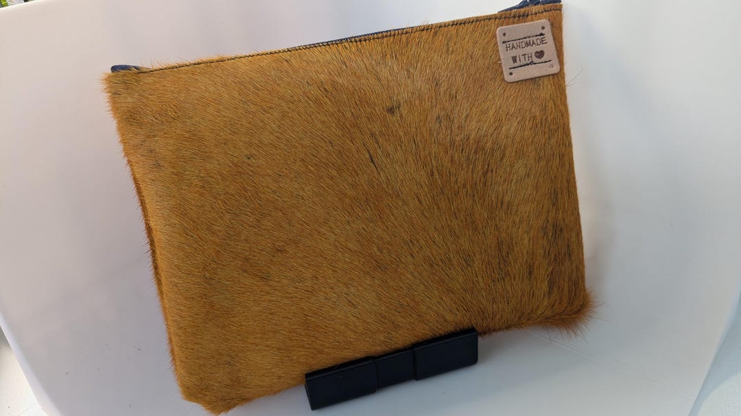 Handmade Leather Pouch With Hair. - Etsy