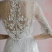 Boho Wedding Dress With Sheer Lace Bodice and Multi-layered - Etsy