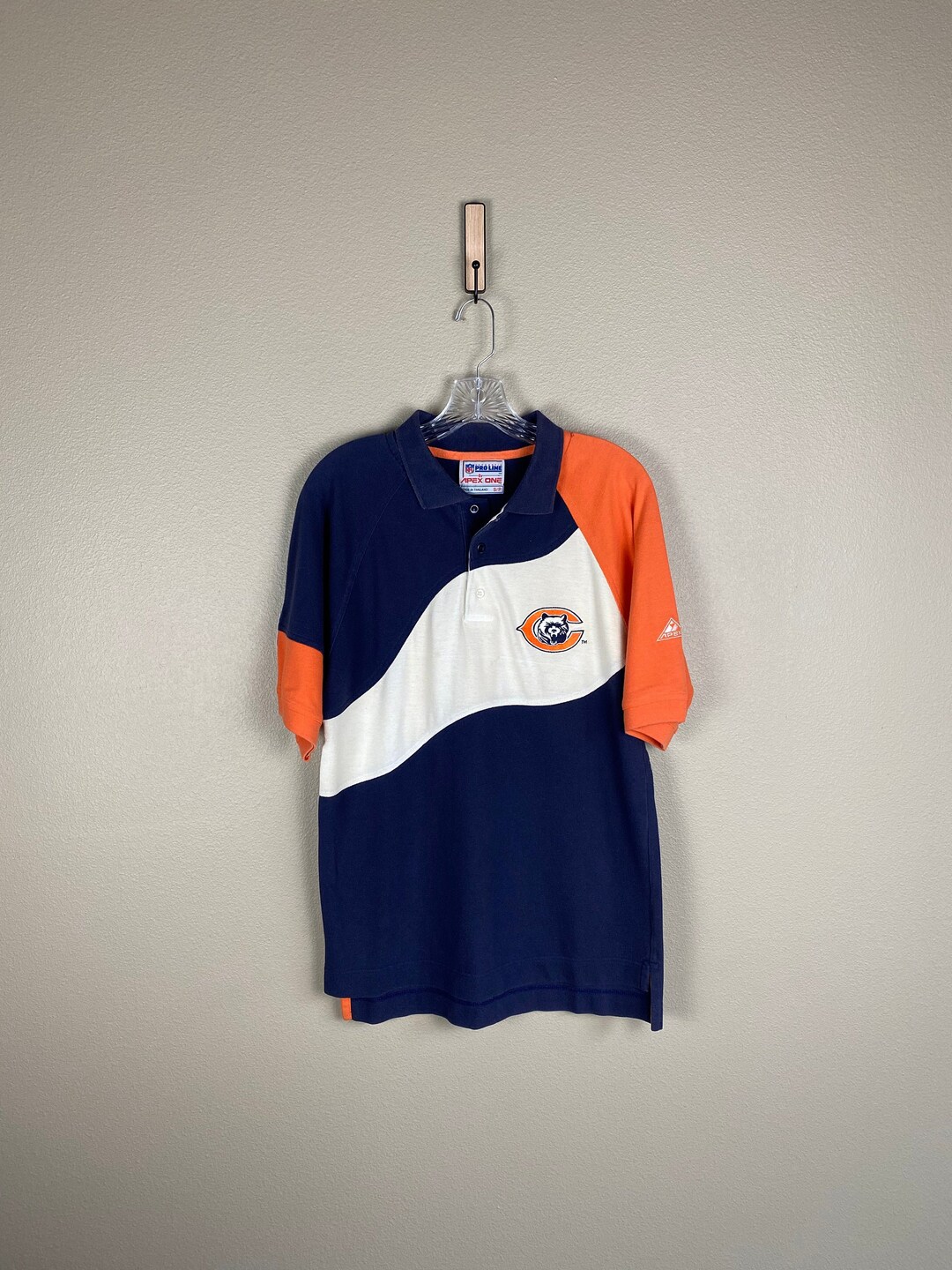 Vintage Chicago Bears Polo Shirt (size Small) Vintage Apex One Chicago ...