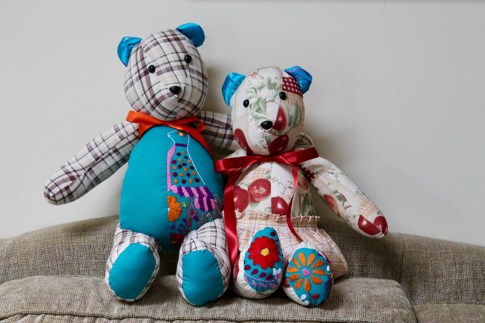 Memory Bear, Keepsake Bear, Memory Teddy Bear, Custom Made Bear ...