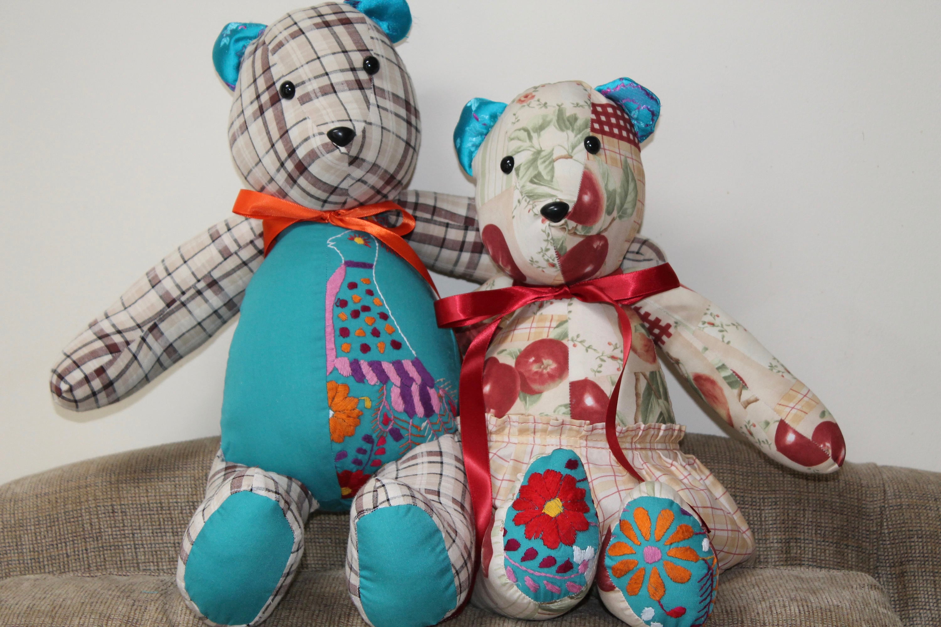 Memory Bear, Keepsake Bear, Memory Teddy Bear, Custom Made Bear ...