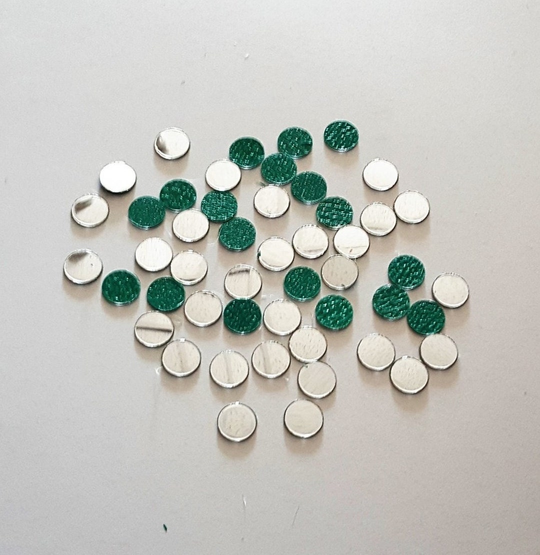 Hot Fix Glass Effect Shisha Mirror 4 D I Y CARD Fabric Decoration ...