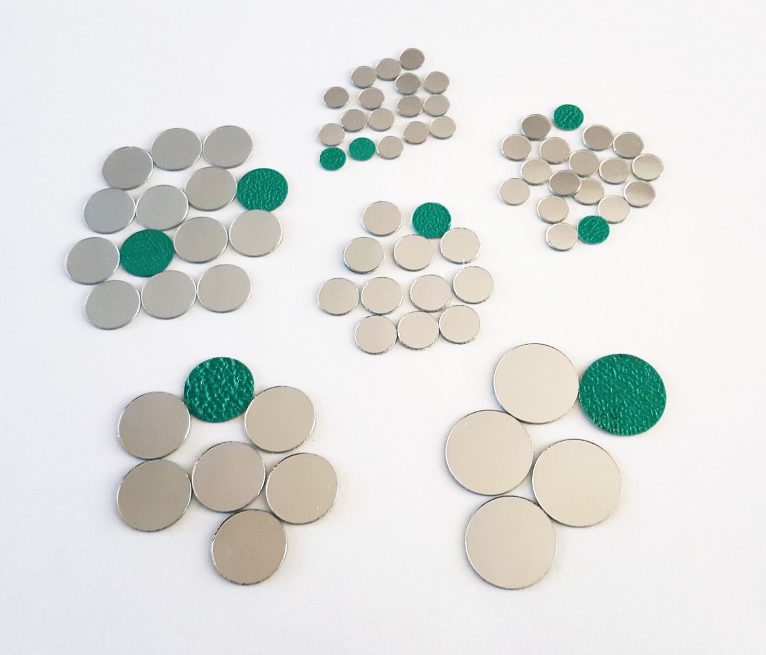 Hot Fix Glass Effect Shisha Mirror 4 D I Y CARD Fabric Decoration ...