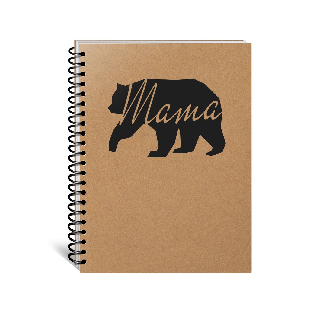 Mama Bear Notebook, Mom, Mommy, Ma, Mother, Valentines Day Gift, Fiance ...
