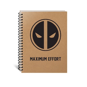 Deadpool Notebook - Diary - Deadpool Journal - Deadpool Movie - Maximum ...