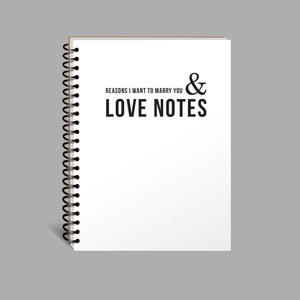 Valentines Day Notebook, Boyfriend, Husband, Fiance Gift, 99 Love Notes ...