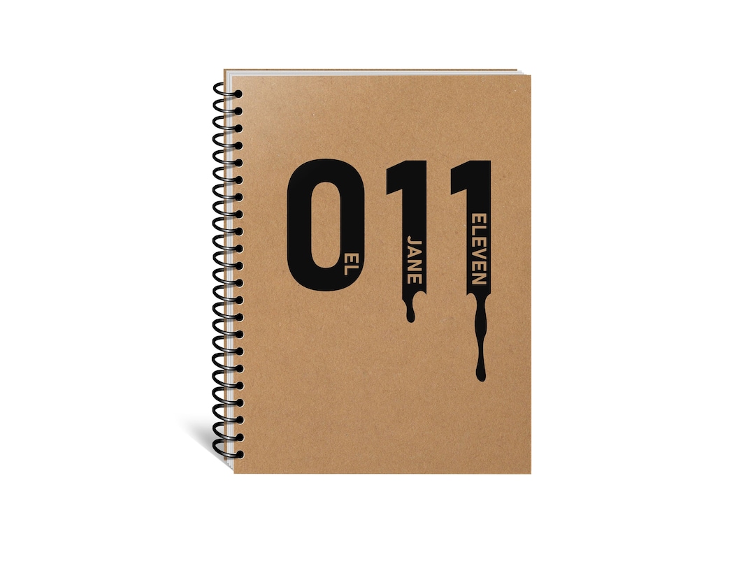 Stranger Things Eleven Notebook, Stranger Things Merch, Stranger Things ...